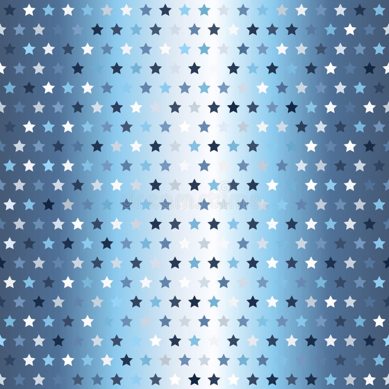 Gradient Star Pattern. Seamless Vector Stock Vector - Illustration of ...