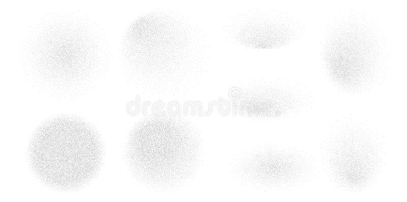 Gradient Stipple Shadow. Shadow Effect Dots Texture Background. Noise ...