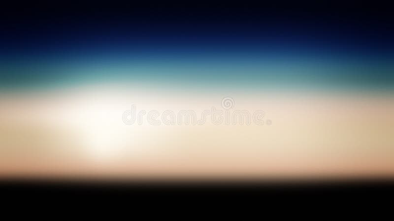 Gradient Sun Background Abstract Design, Summer Glow Stock Illustration ...