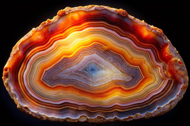 Gradient Surface of Agate Rock Stock Image - Image of rock, background ...