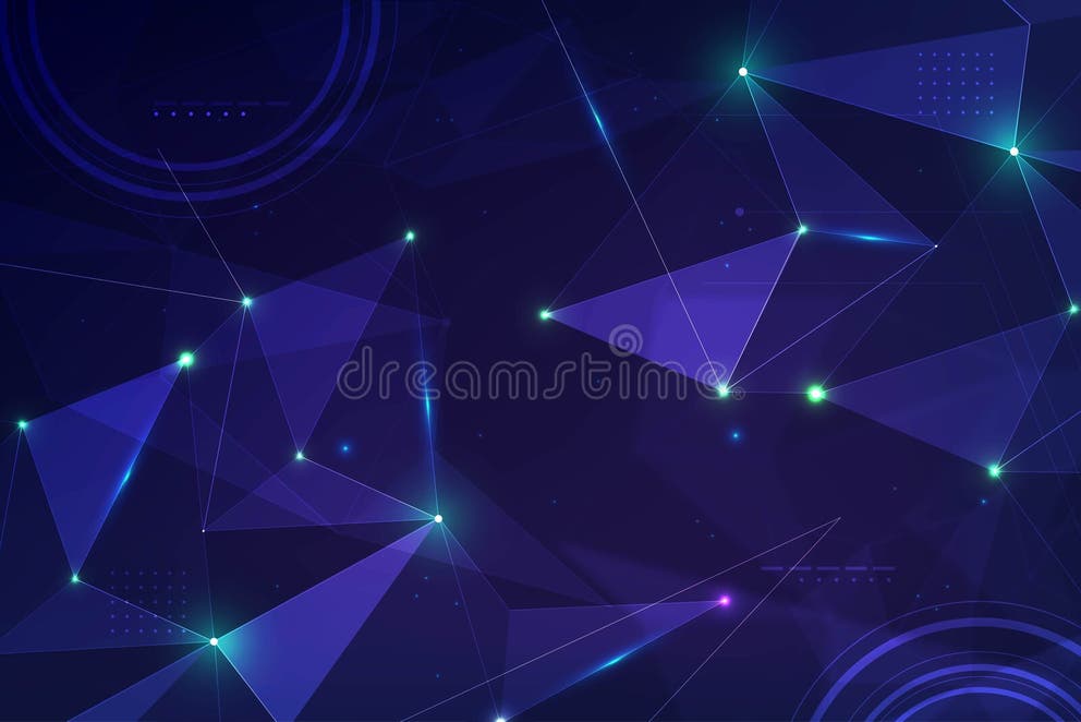 Gradient Technology Background with Lights Vector Design Stock Vector - Illustration of grid ...