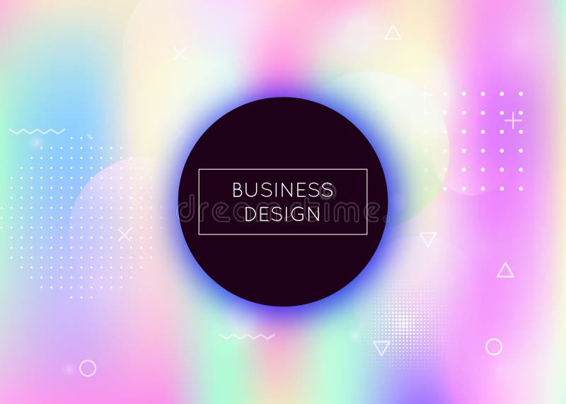 Gradient Texture. Light Luminous Template. Round Layout Stock Vector ...