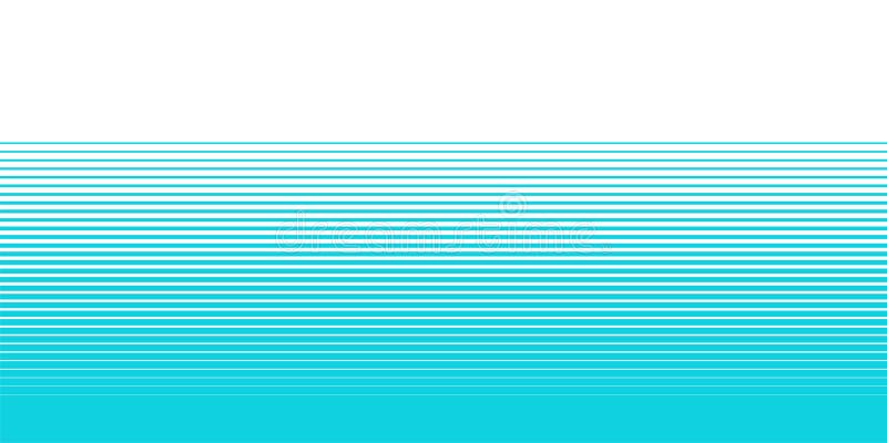Gradient Turquoise and White Stripes Background Stock Illustration ...
