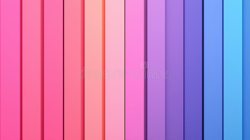 Gradient Vertical Color Blocks - Abstract Geometric Design Captured in ...