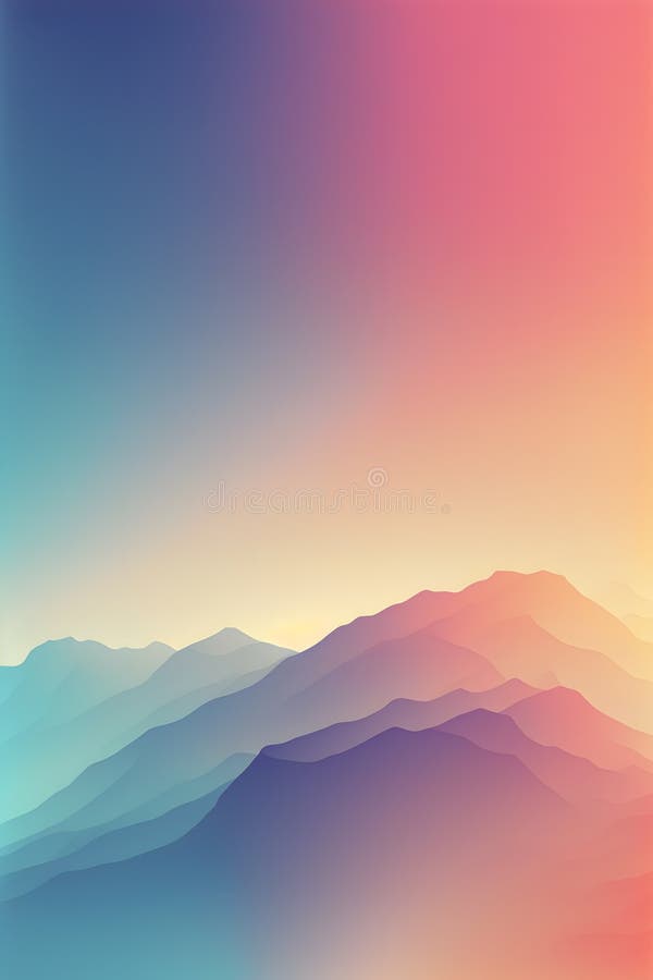Gradient Wallpaper for Cell Phone Screens. Multicolored. Generative AI ...