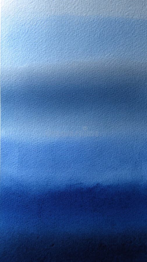 Gradient Watercolor Wash Background in Blue Tones on Textured Paper ...