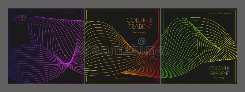 Gradient Wave. Interior Design, Wallpaper, Textures, Textiles Stock ...