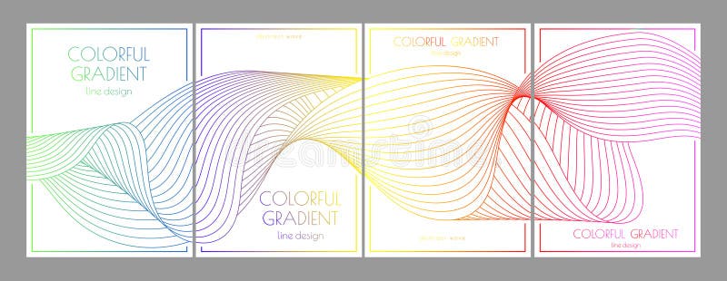 Gradient Wave. Interior Design, Wallpaper, Textures, Textiles Stock ...