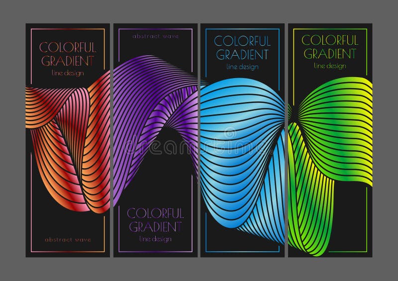 Gradient Wave. Interior Design, Wallpaper, Textures, Textiles Stock ...