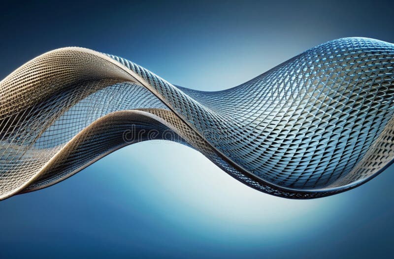 Gradient Wave Mesh Patterns, Calming Backgrounds, Generative Ai Stock ...
