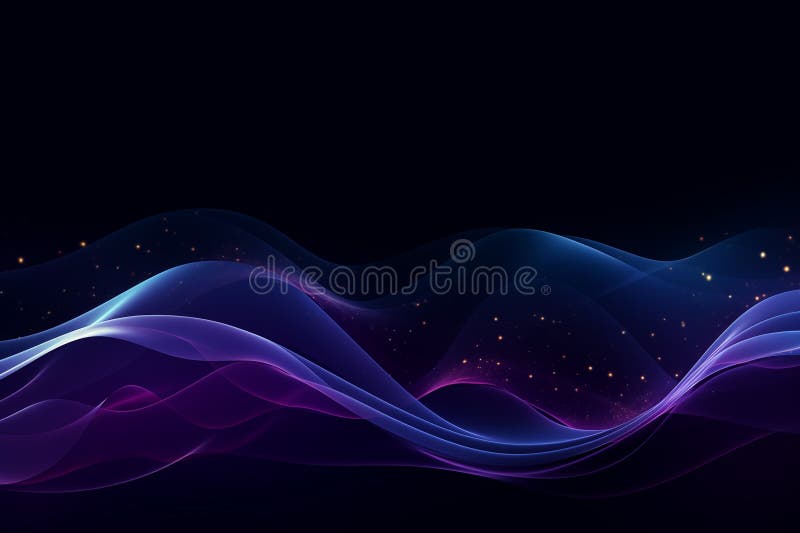 Gradient Wave Dark Blue Purple it S a Wave Pattern for Background by ...