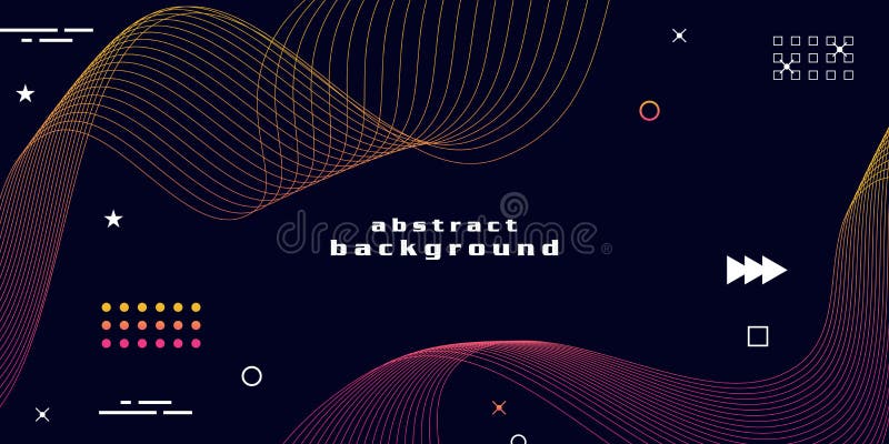 Gradient Wave Shape Background Illustration Vector Stock Vector ...