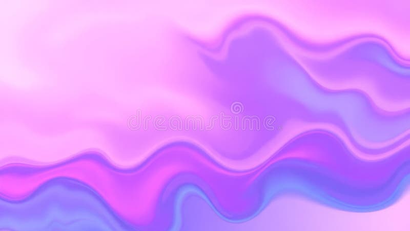 Gradient Waves in a Dreamy Color Scheme Stock Illustration ...