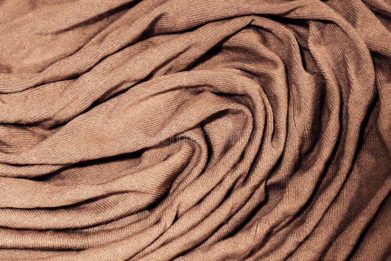 Gradient Waves of Fabric Texture,3D Effect in Color 2025 Mocha Mousse ...