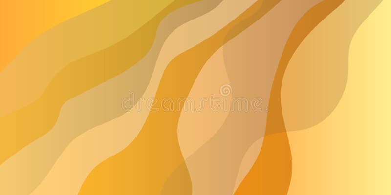 Gradient Wavy Background in Beige and Yellow Tones. Abstract Background ...