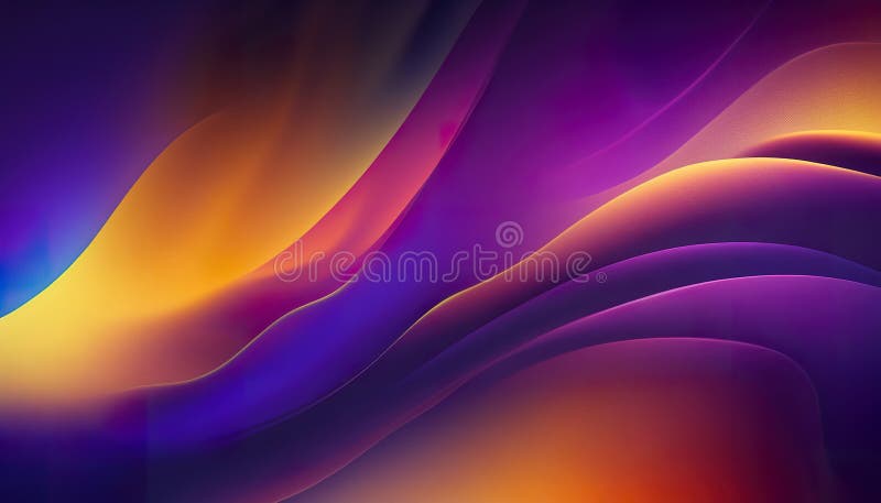 Gradient Wavy Colored Abstract Background. Wallpaper Theme Stock ...