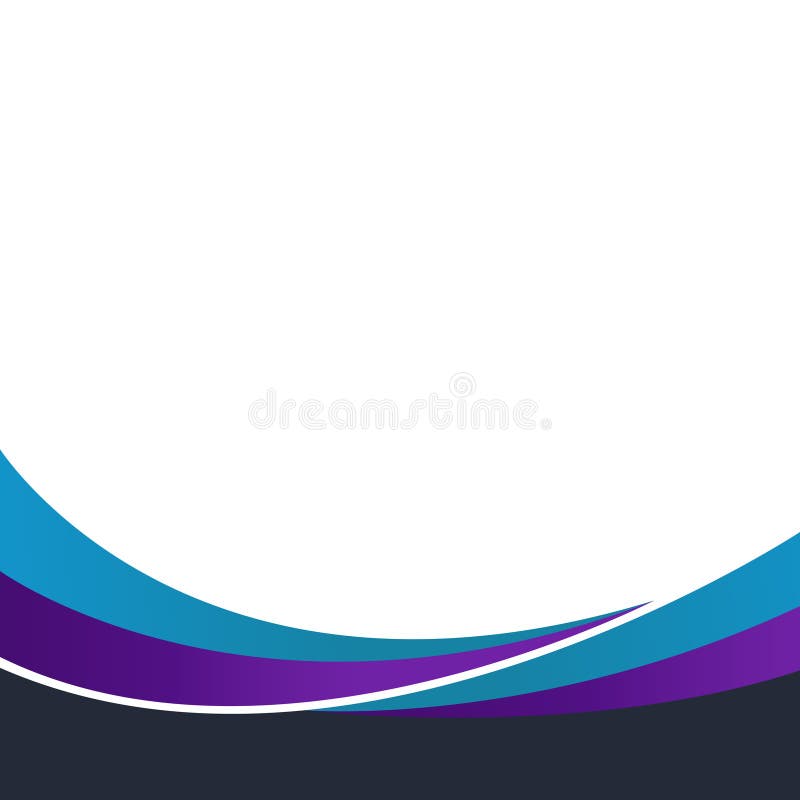 Gradient Wavy Footer stock vector. Illustration of colorful - 332824955