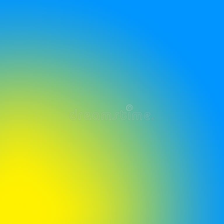 Gradient Yellow Background. Lower Left Light. Smooth Color Transition ...
