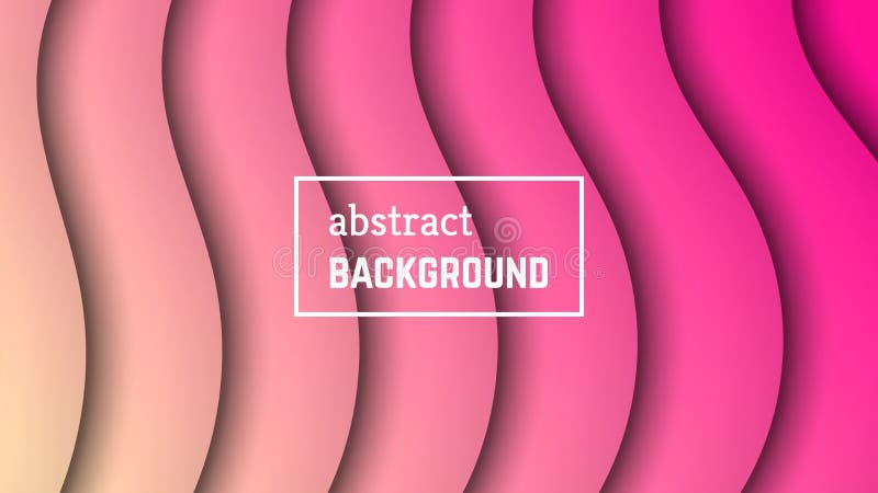 Abstract Minimal Wave Geometric Background Stock Vector - Illustration ...