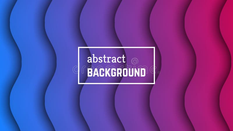 Abstract Minimal Wave Geometric Background Stock Vector - Illustration ...