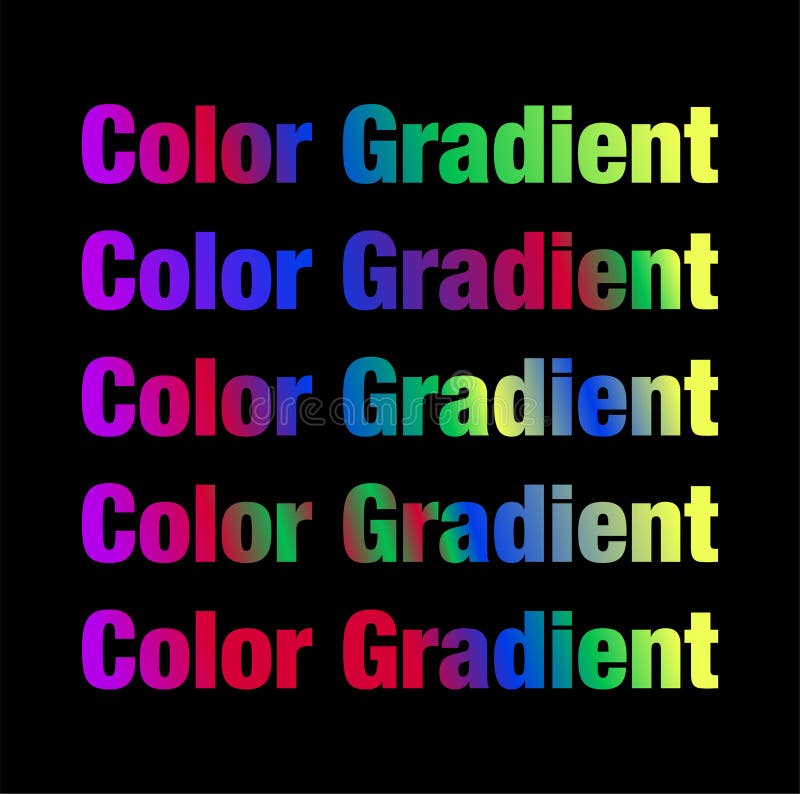 Gradiente De Cores Com Violeta Verde. Gradiente De Cores Ilustração do ...