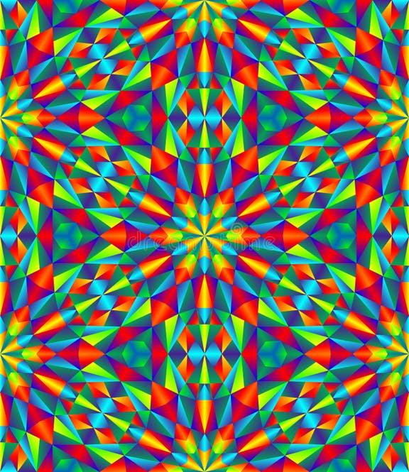 Gradiente Multicolor Brillante Caleidoscopio Transparente Ilustración del Vector - Ilustración ...