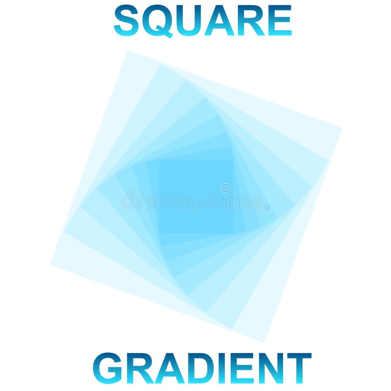 Gradiente quadrato illustrazione vettoriale. Illustrazione di ...