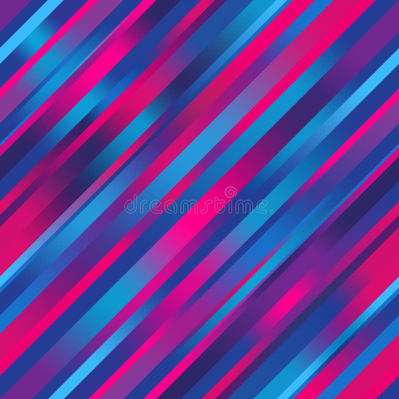 Diagonal Stripes with Gradient Colors. Seamless Reating Pattern. Stock ...