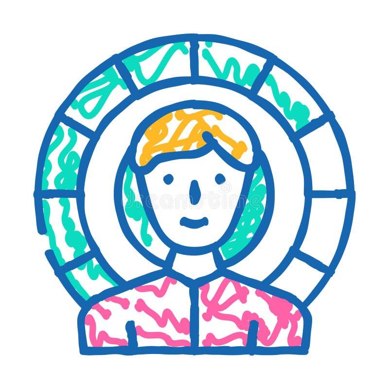 Grading Scale Kyc Icon Doodle Illustration Stock Vector - Illustration ...