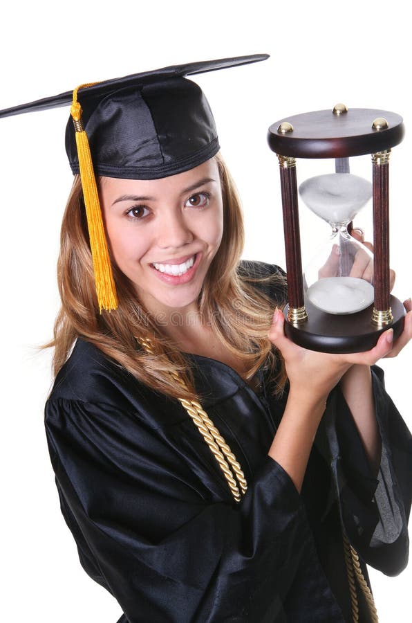 Graduado bonito foto de archivo. Imagen de meta, felicidad - 2645876