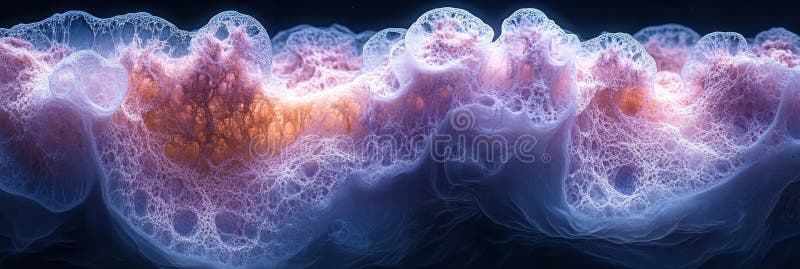 Gradual Gradients Dissolve into Organic Tissue Patterns, Blending Soft ...