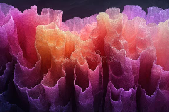 Gradual Gradients Dissolve into Organic Tissue Patterns, Blending Soft ...