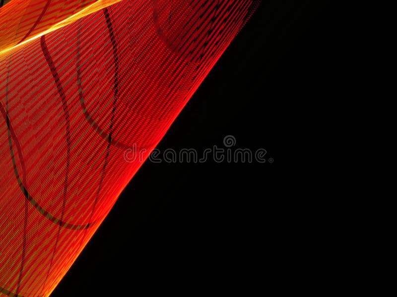 Gradual Rhythmic Light Trajectory on the Black Background. Stock Photo ...