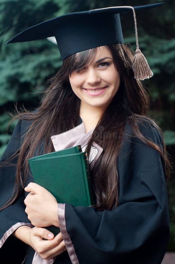 The graduate stock photo. Image of green, robe, student - 20147008