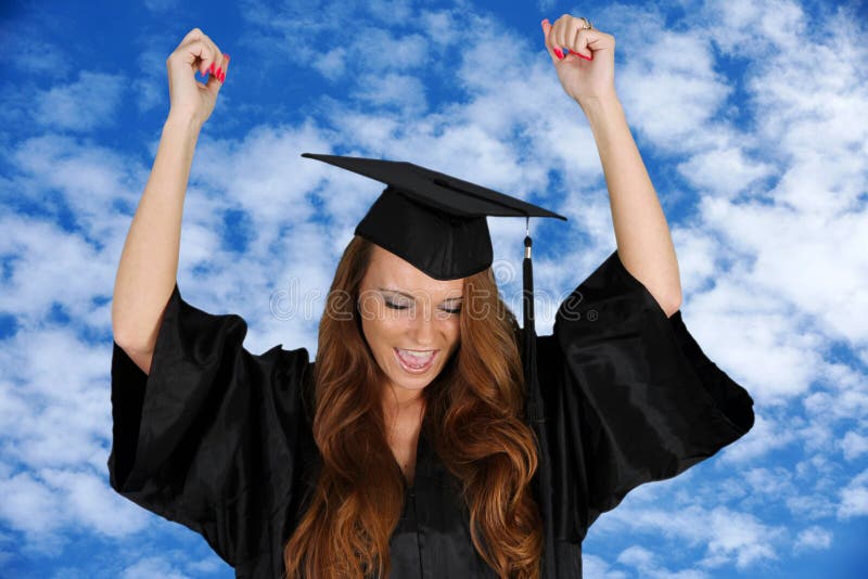 Graduate stock image. Image of success, graduation, black - 25484781