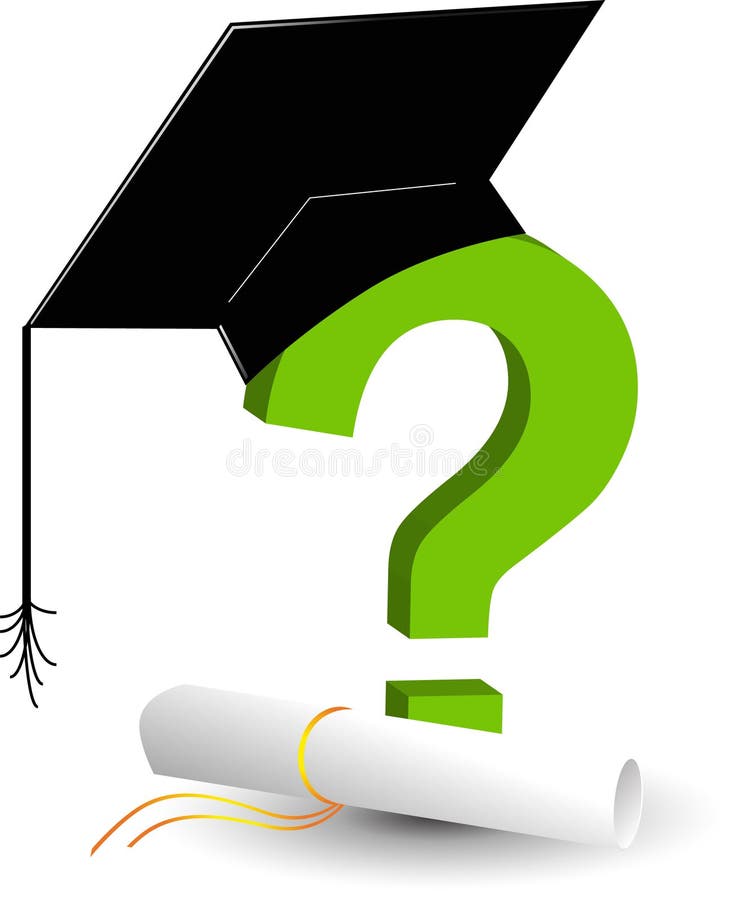 Graduate Question Mark Stock Illustrations – 362 Graduate Question Mark ...