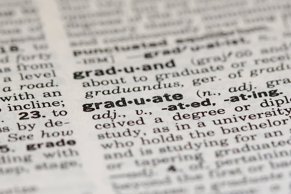 Graduate stock photo. Image of celebrate, definition, dictionary - 497858