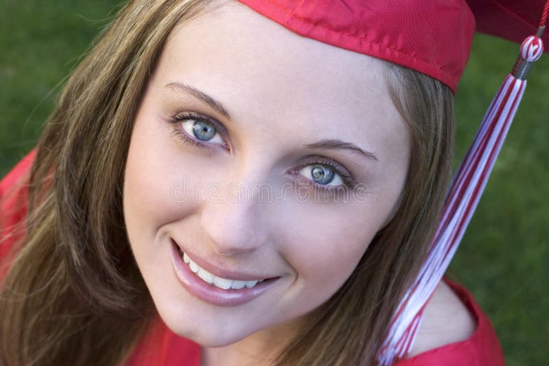 Smiling Graduate stock photo. Image of teenagers, diploma - 8844490