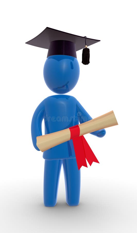 Graduate stock illustration. Illustration of college, ceremony - 9043782