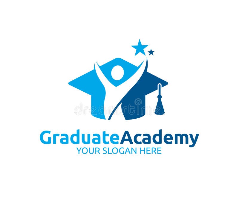 Graduate Academy Logo Template Stock Vector - Illustration of achieve ...