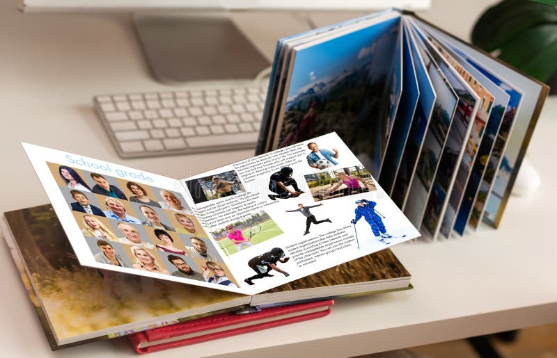 School Graduation Photo Album, Student Stock Photo - Image of sound ...