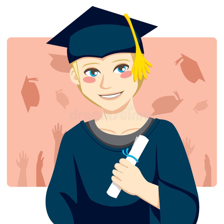 Graduate Boy Stock Illustrations – 6,473 Graduate Boy Stock ...
