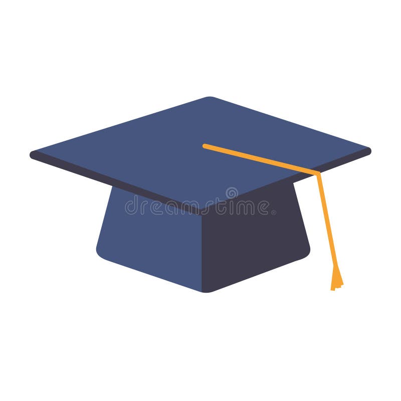 Graduate Cap or Academic Cap Icon Design Template Elements, Mortarboard ...