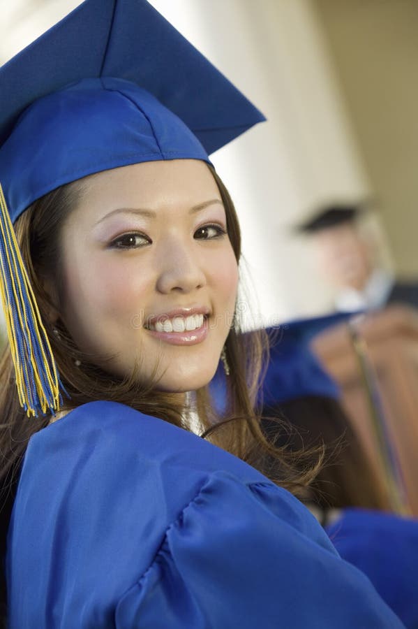 Graduate and Mother Outside Portrait Stock Photo - Image of camera ...