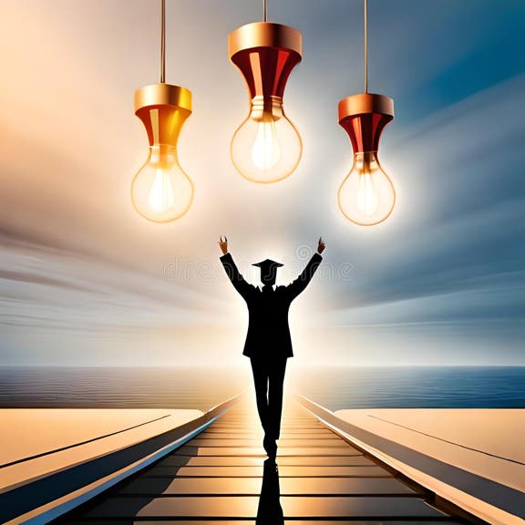 Graduate Certificate Program Concept Using a Light Bulb Stock ...