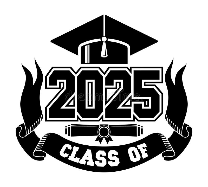 2025 Graduate Class Logo Stock Vector Illustration Of Class 324791684