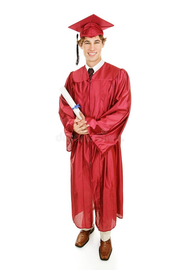 Graduate Full Body stock photo. Image of person, highschool - 4571512