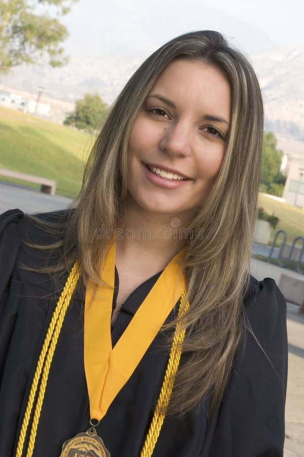 Smiling Graduate stock photo. Image of teenagers, diploma - 8844490