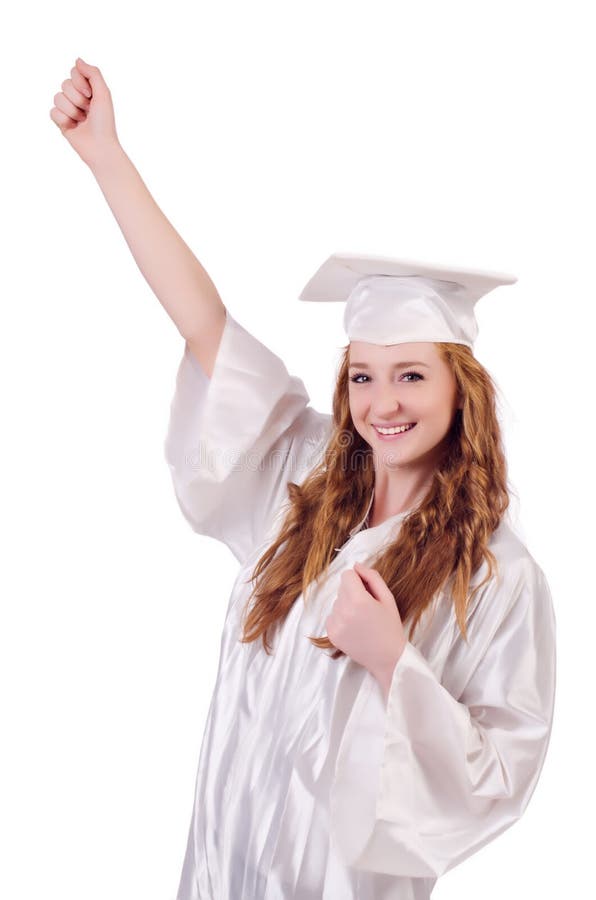Graduate girl stock photo. Image of joyful, smile, class - 39760530