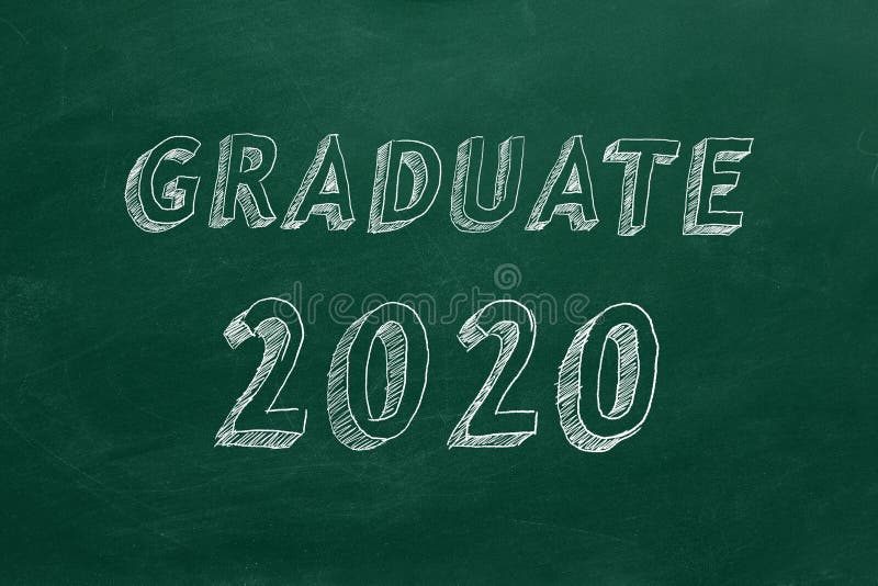 Graduate 2020 stock illustration. Illustration of diploma - 175939557